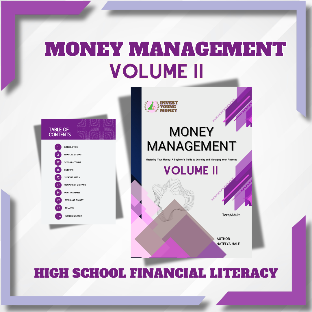 High School Money Management Digital Printable Volume II Financial Lit ...